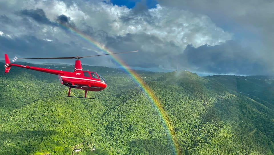 Privétour per helikopter over het eiland Puerto Rico | GetYourGuide