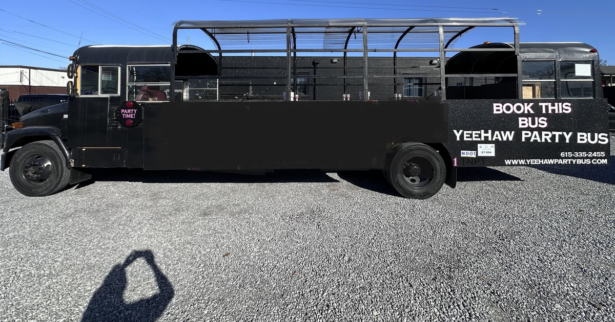 Nashville's Roofless Party Bus Tour / YeeHaw Party Bus | GetYourGuide