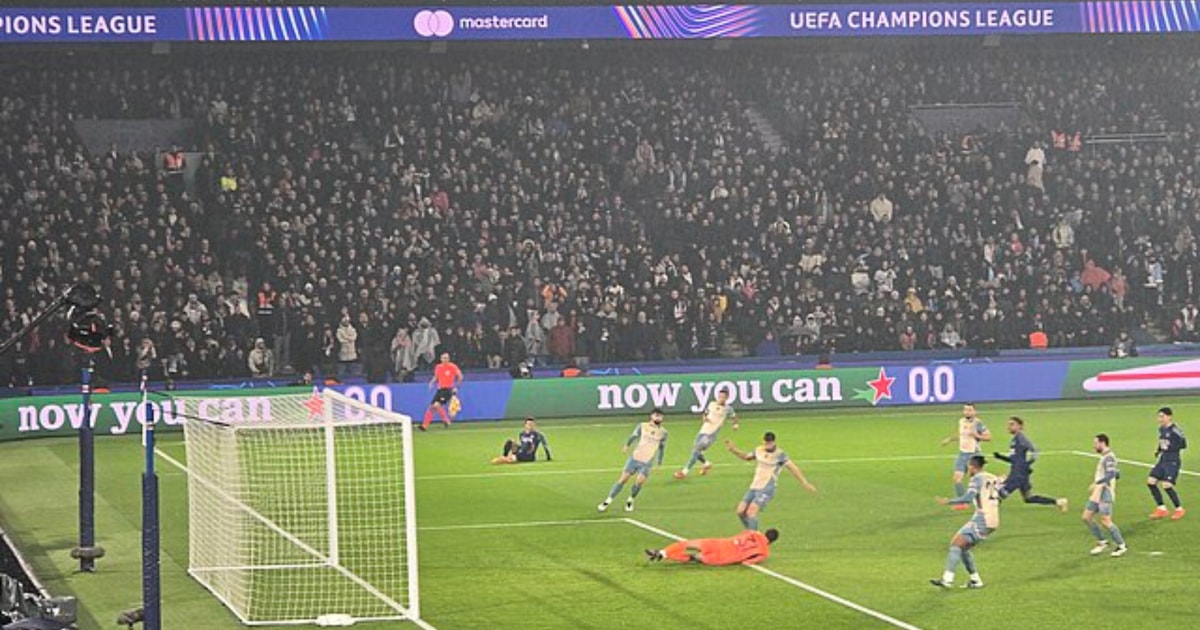 Paris : match de football du Paris Saint-Germain au Parc des Princes ...