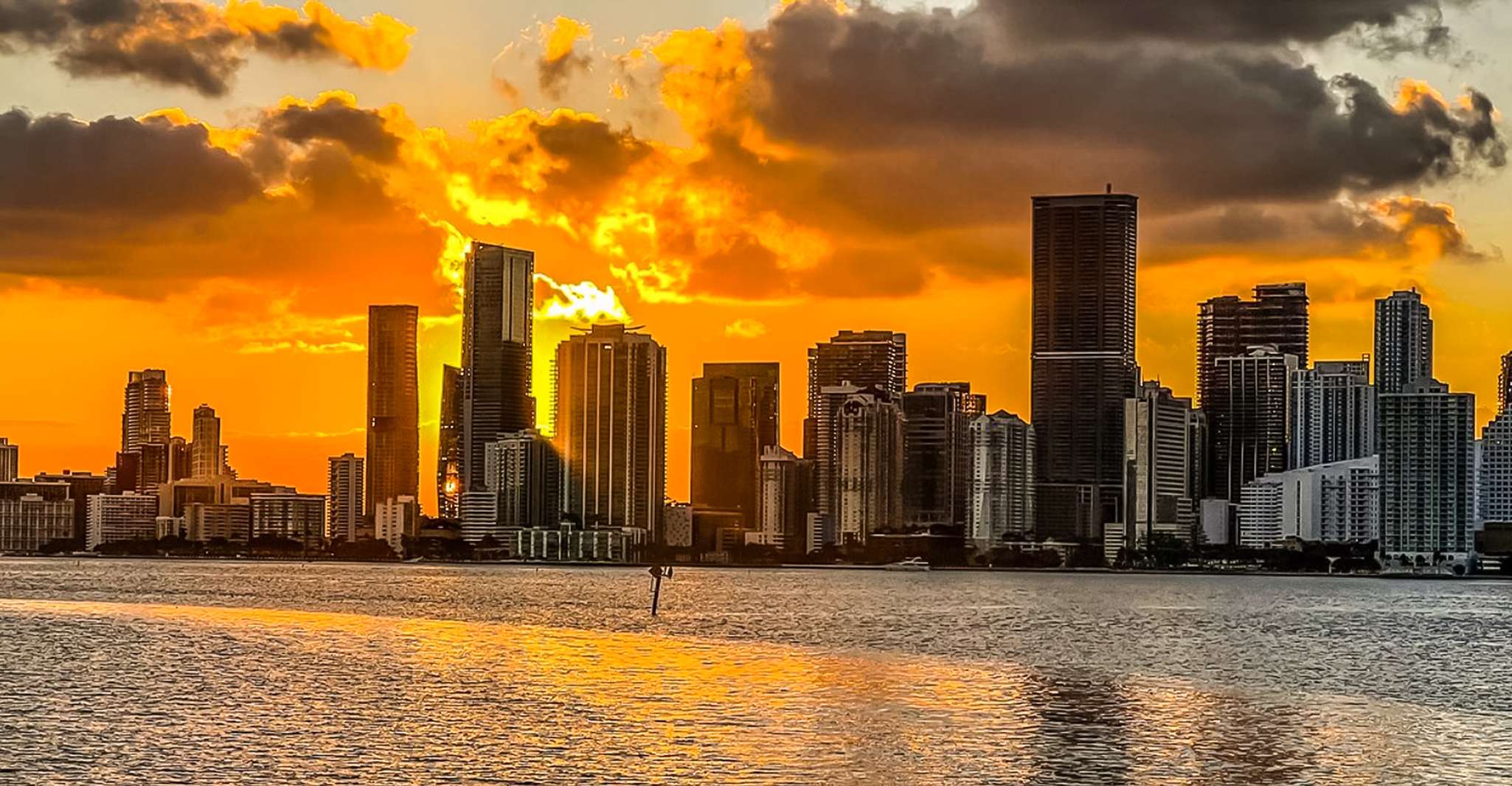 Miami, Sunset Cruise through Biscayne Bay and South Beach | Water ...