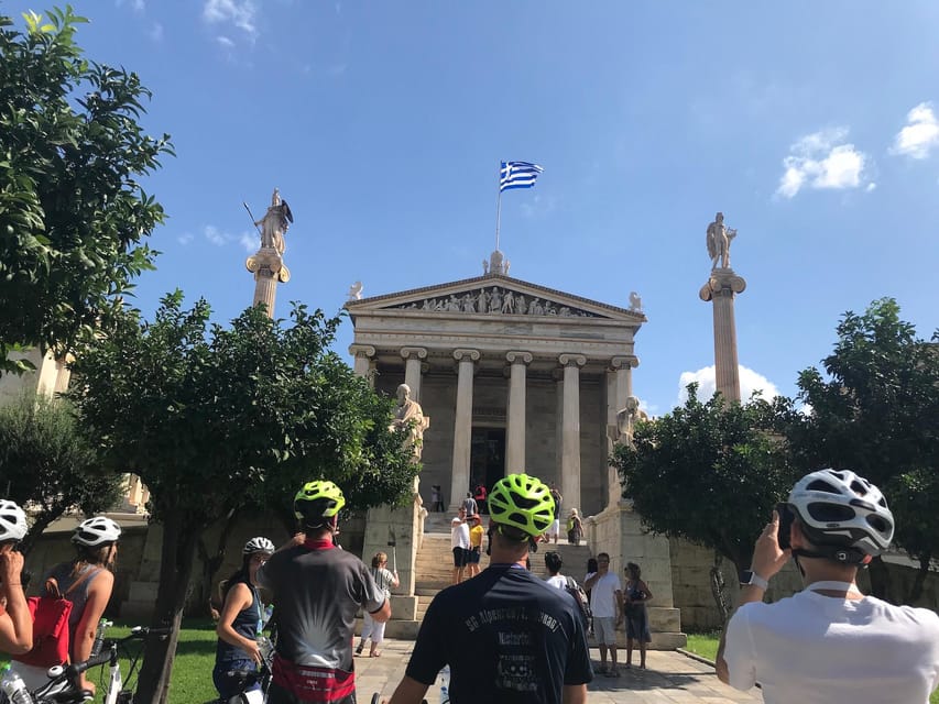 Old and new Athens with street food by e-bike | GetYourGuide