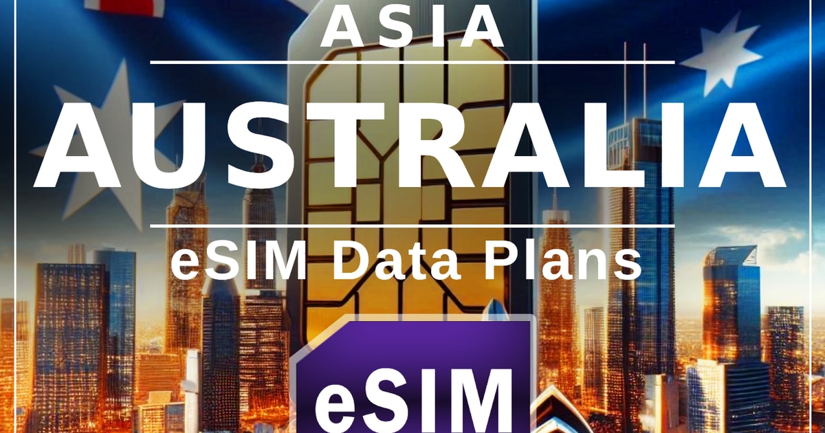 Australië Azië: eSIM internetdata 1GB tot 50GB | GetYourGuide