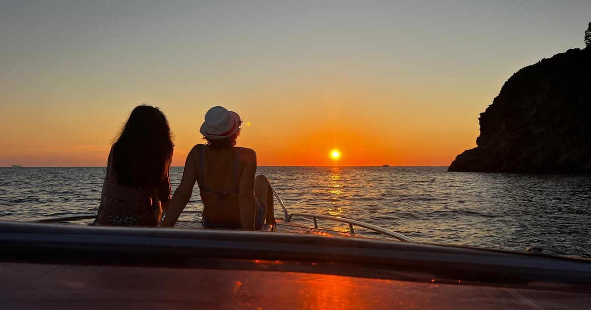 Ischia: Sunset Boat Tour with Aperitif from Forio | GetYourGuide