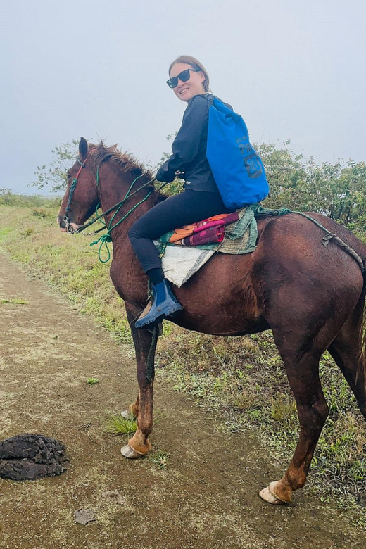 Galapagos horse riding the ridges of Sierra Negra Volcano | GetYourGuide