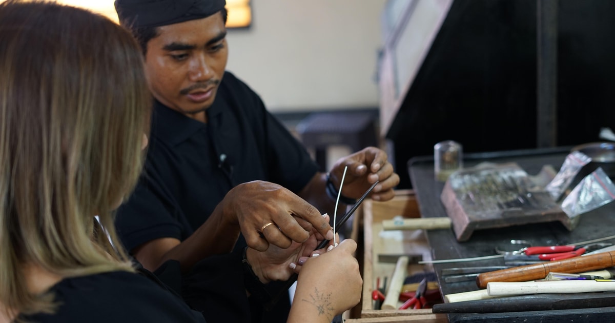 Craft Unique Silver Jewelry in Celuk With 15 Grams Silver | GetYourGuide