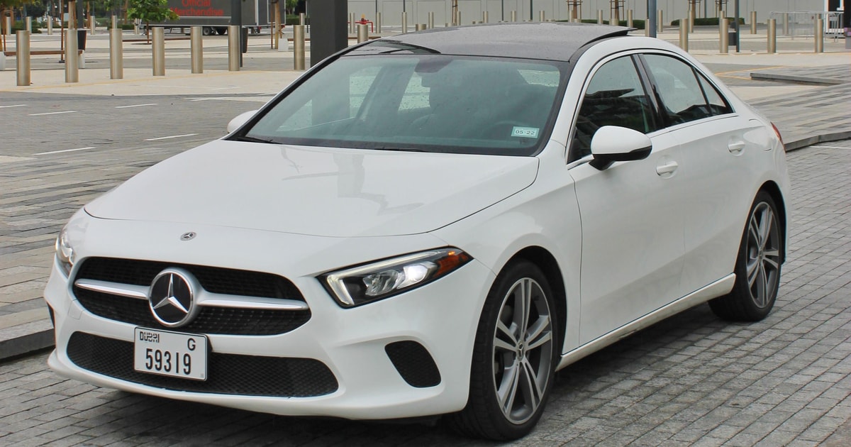 Mercedes-Benz A220 2022 One Day Self Drive in Dubai | GetYourGuide