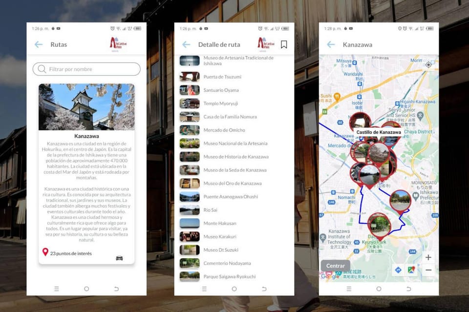 Kanazawa self-guided tour app with multi-language audioguide | GetYourGuide