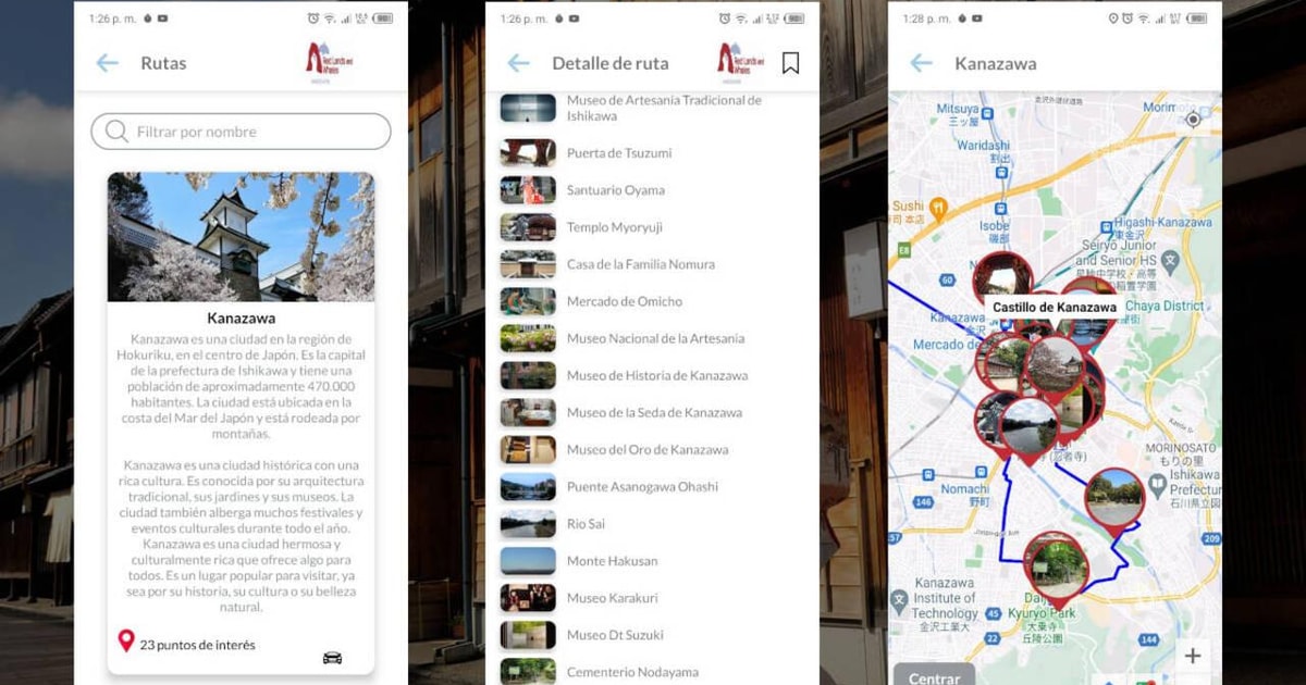 Kanazawa self-guided tour app with multi-language audioguide | GetYourGuide