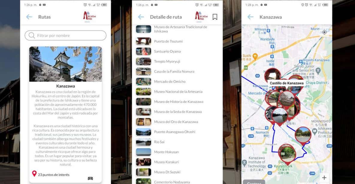 Kanazawa self-guided tour app with multi-language audioguide | GetYourGuide