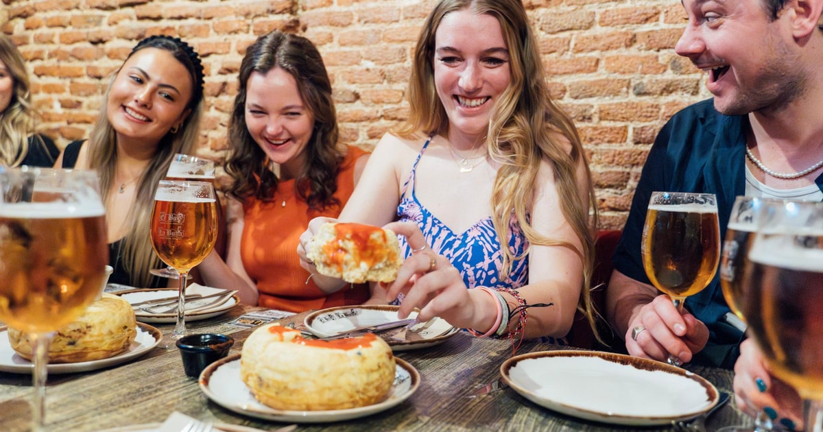 Madrid: Tapas Food Crawl with 6 Tapas and 4 Drinks | GetYourGuide