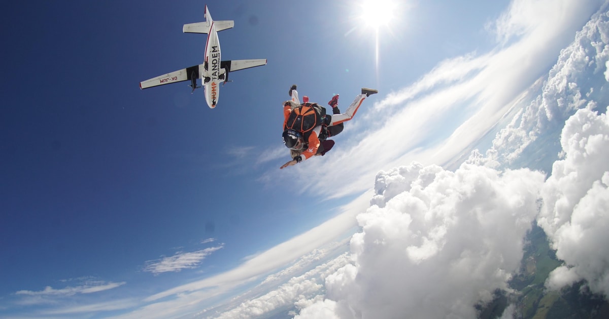 Best skydiving close to Brno and Olomouc | GetYourGuide