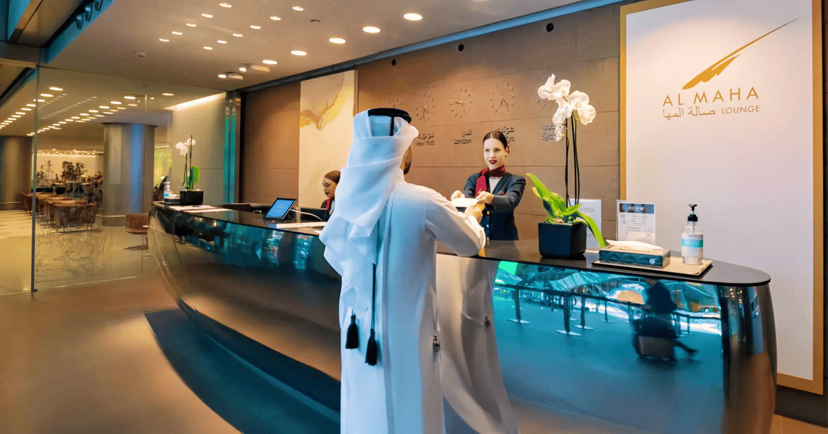 Doha: Aeropuerto Internacional Hamad Acceso a la sala VIP Al Maha ...