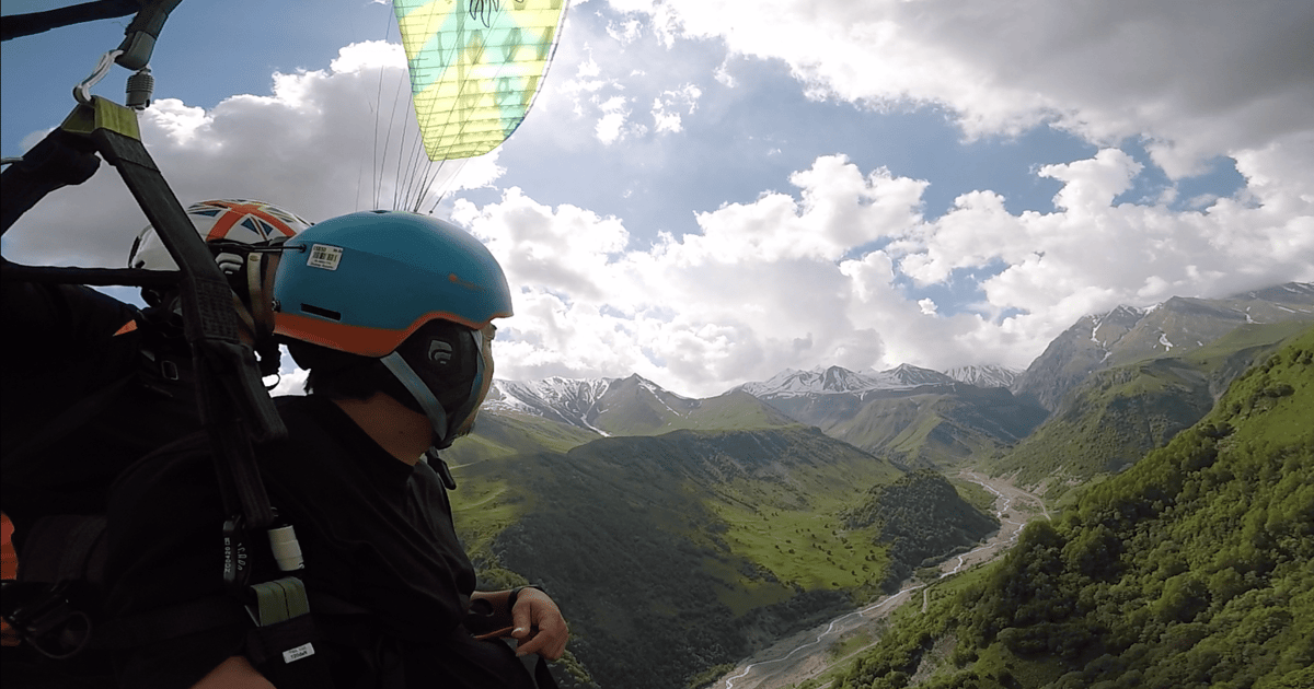 Georgia: Paragliding tandem flight with video | GetYourGuide