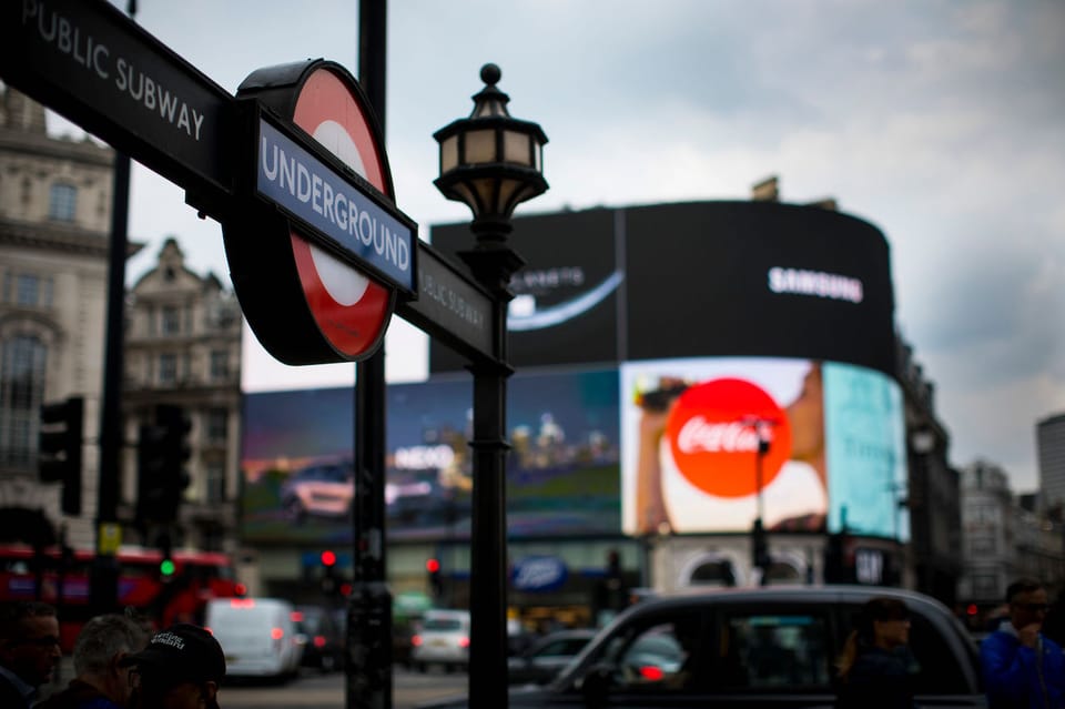 Hidden Tube Tour - Piccadilly Circus: The Heart of London | GetYourGuide