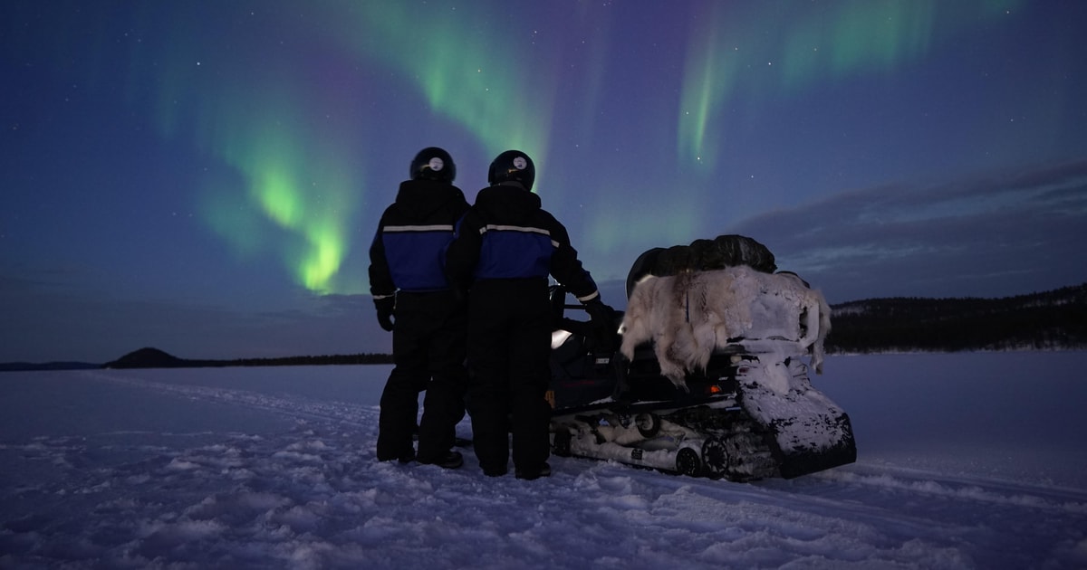 Muotkatunturi Parkı, Inari - Lapland'da Kar Motosikletiyle Göller ve ...