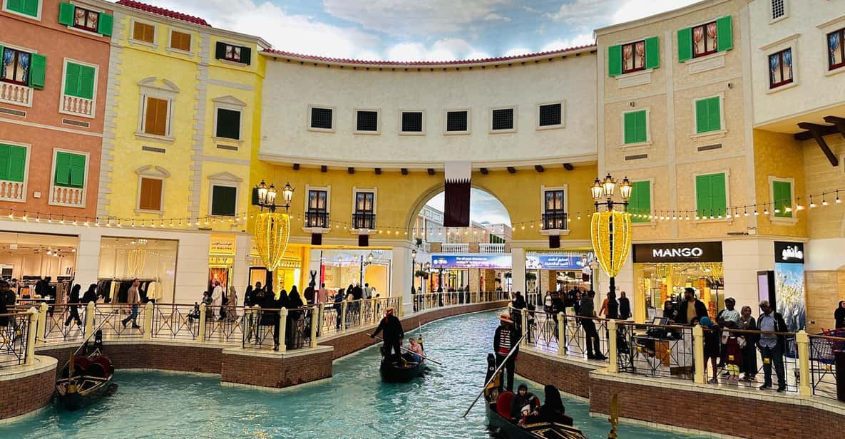 Doha Qatar: Hoogtepunten van de stad & gondeltocht in Villaggio Mall ...
