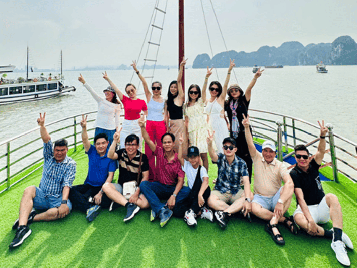 DELUXE CRUISE HALONG: SUNG SOT CAVE– TITOP ISLAND– LUON CAVE | GetYourGuide