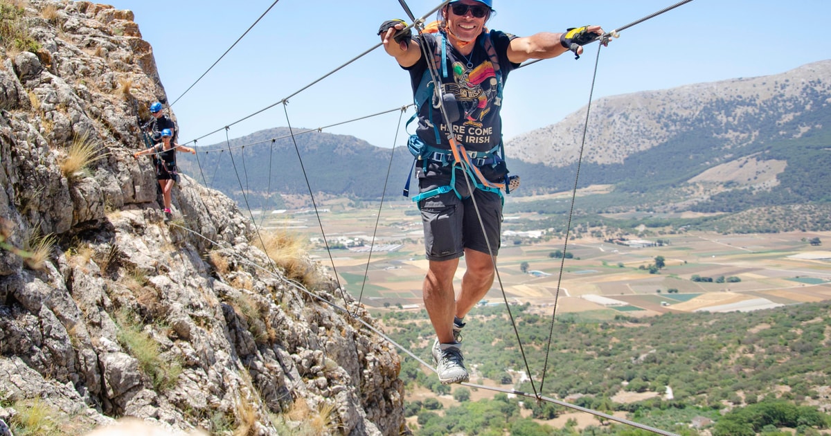 From Granada: Climb Zafarraya's 'Via Ferrata John Hogbin' | GetYourGuide