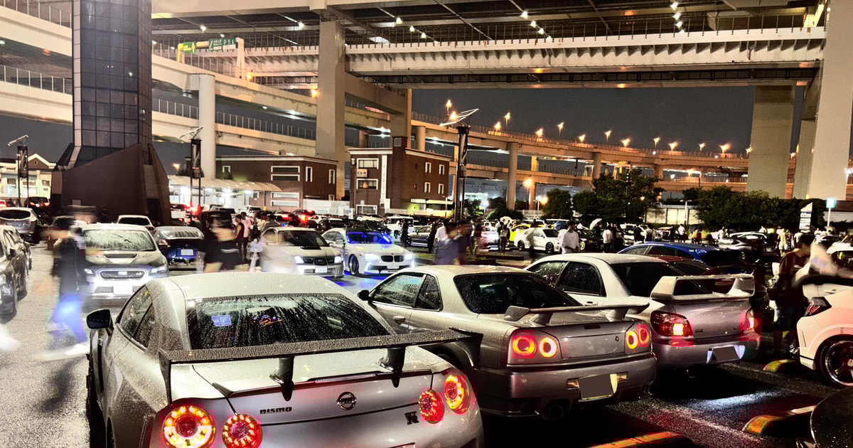 Tokio: Daikoku Car Meet avondtour met sportwagens | GetYourGuide