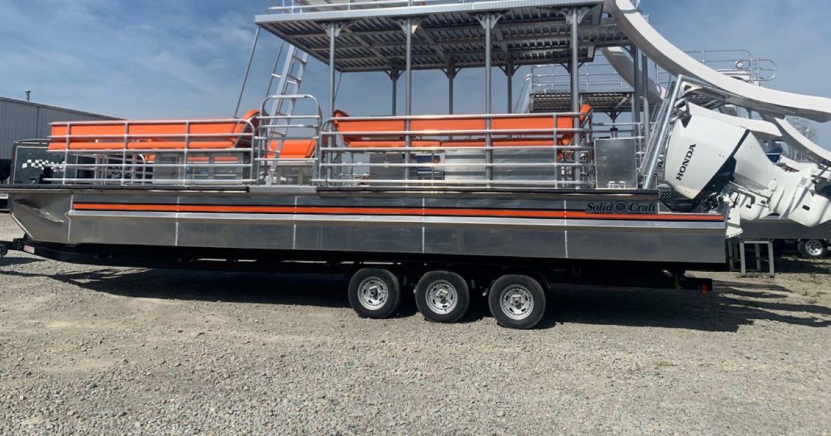 Lake Travis: 30ft Double Decker Party Barge Rental | GetYourGuide