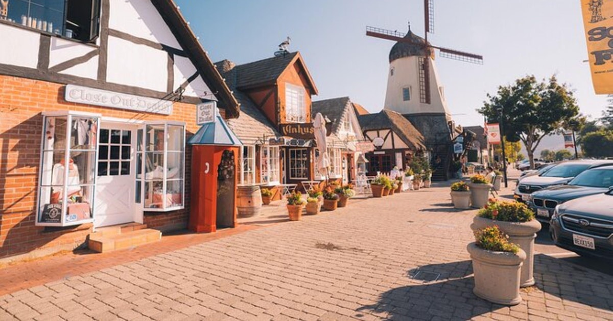Solvang: Old Mission Santa Ines and Windmill App-Guided Tour | GetYourGuide