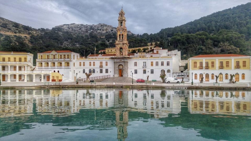 Symi: Bus excursies naar Panormitis klooster | GetYourGuide