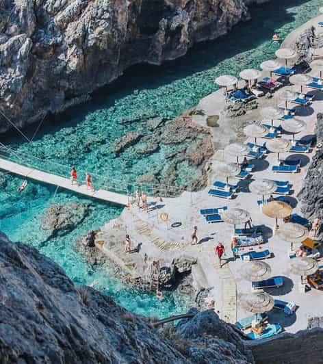 Rethymno Private Tour to Kourtaliotiko Gorge & Kalypso Beach | GetYourGuide