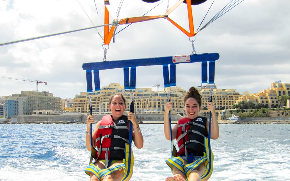 St. Julian's: Parasailing Flight with Photos and Videos | GetYourGuide