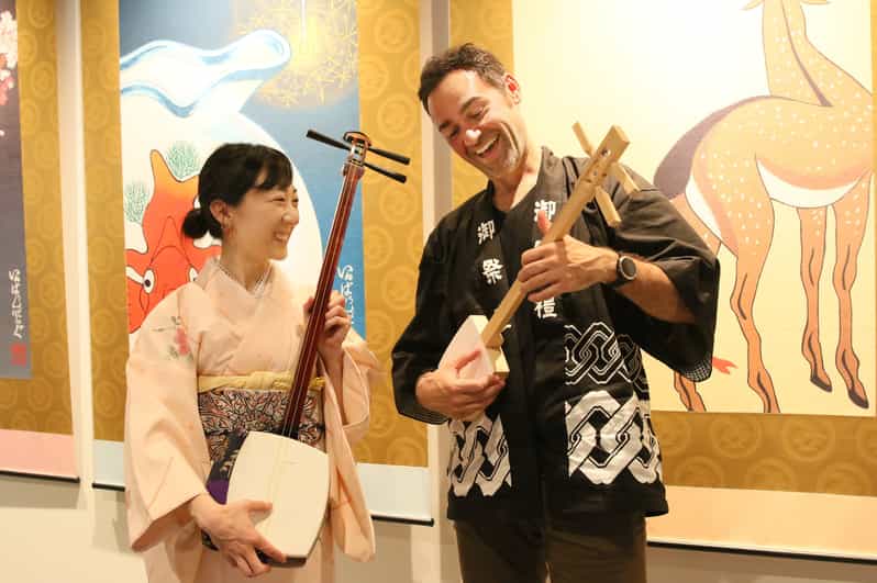 【TOKYO SHAMI】Let's make a mini shamisen and play it! | GetYourGuide