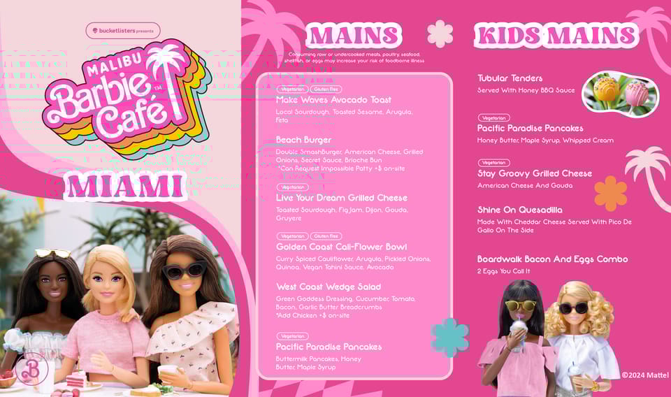Miami: Malibu Barbie Cafe | GetYourGuide
