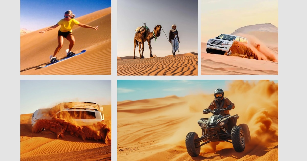 Doha Safari - Quadrijden, kamelenrit, sandboarden en binnenzee ...