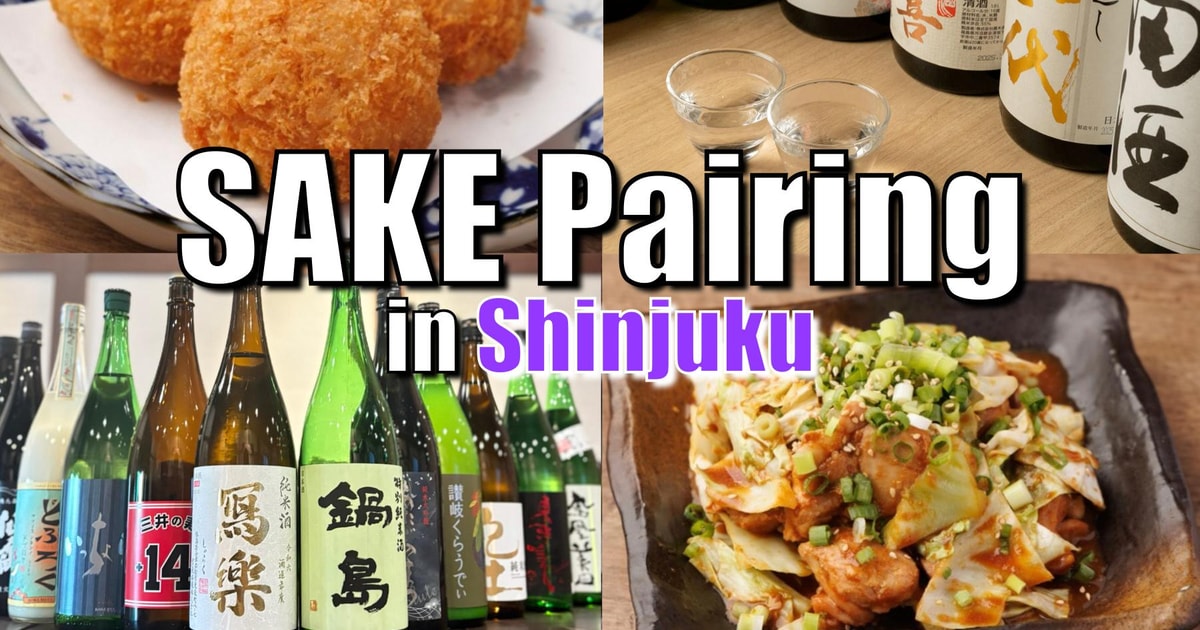 Tokyo: Sake Pairing Workshop with Japanese Food in Shinjuku | GetYourGuide