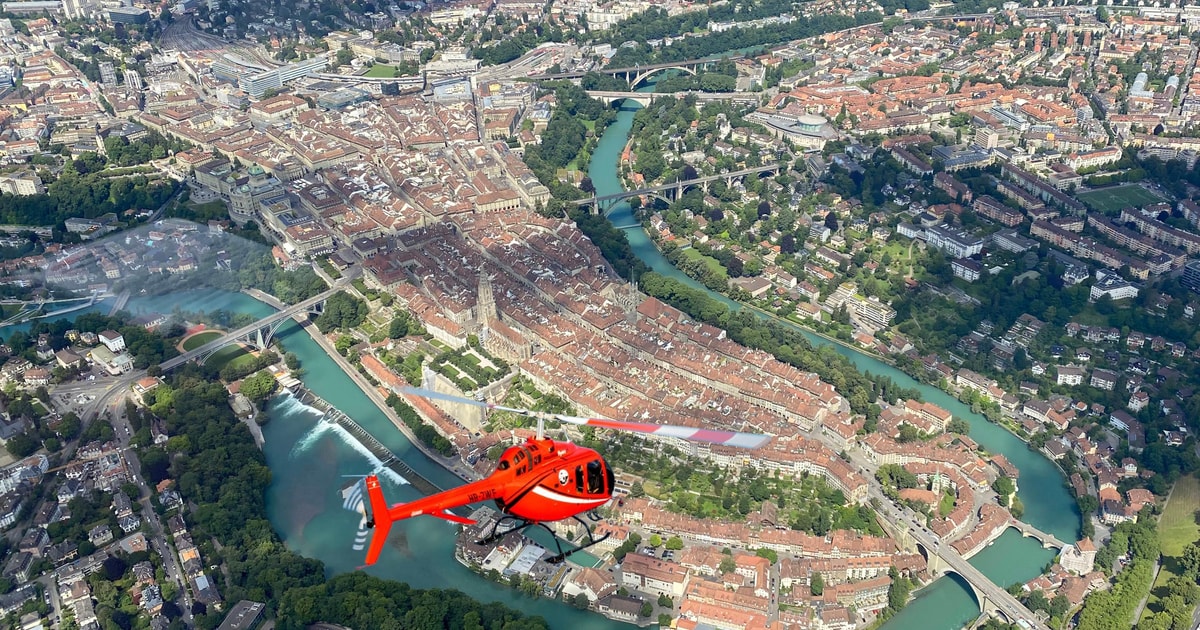 Bern: Exclusive Helicopter-Tour for 4 over the Swiss Capital | GetYourGuide