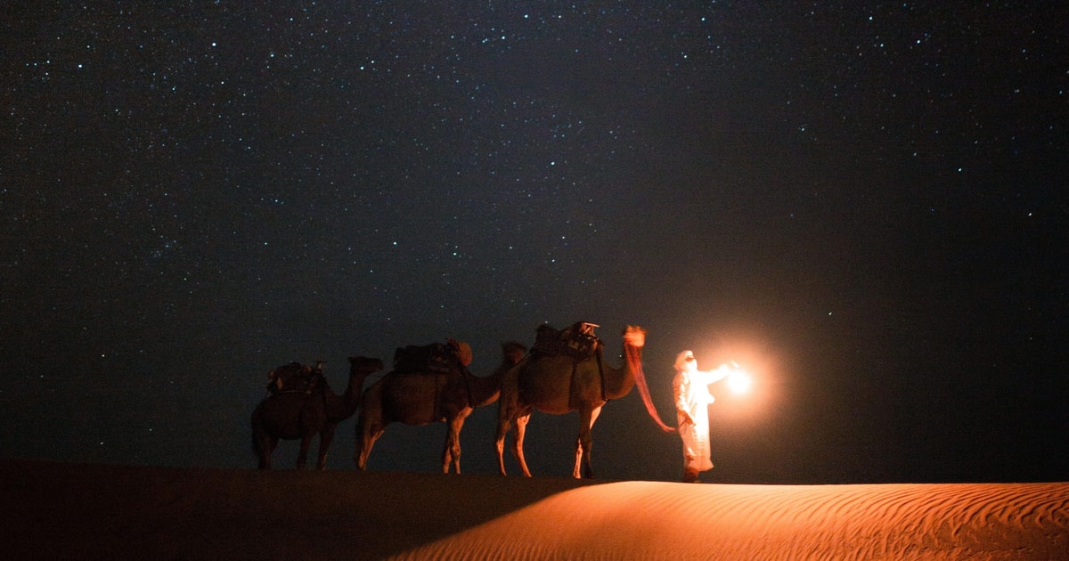 Katar: Noční pouštní safari| Jízda na velbloudech| Vnitrozemská mořská ...