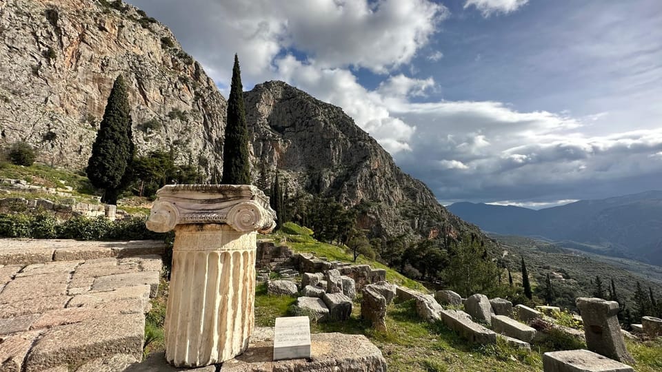 Delphi Navel Of Earth Hosios Loukas Full Day Private Tour | GetYourGuide