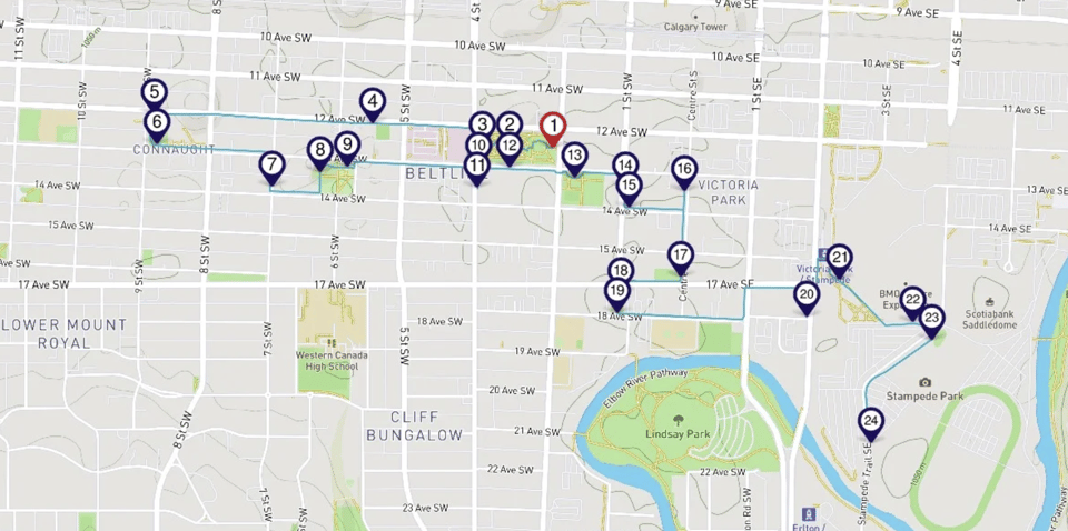 Calgary: Beltline District Smartphone Audio Walking Tour | GetYourGuide