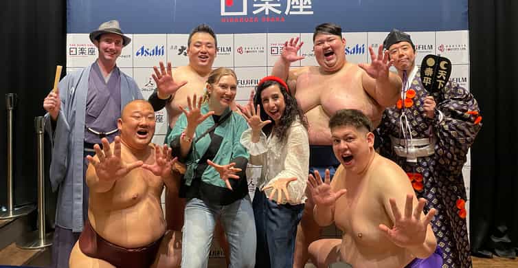 Osaka: Sumo Stage Show with Bento & Fight + Photo Shooting | GetYourGuide