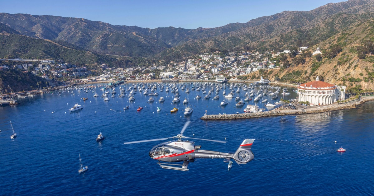 Avalon: Tour aereo in elicottero dell'isola di Santa Catalina ...