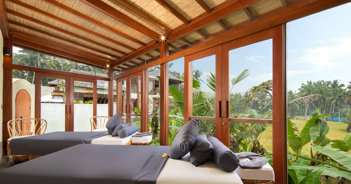 Ubud: Spa-behandlinger med udsigt over rismarkerne på Svaha Spa Kelusa ...