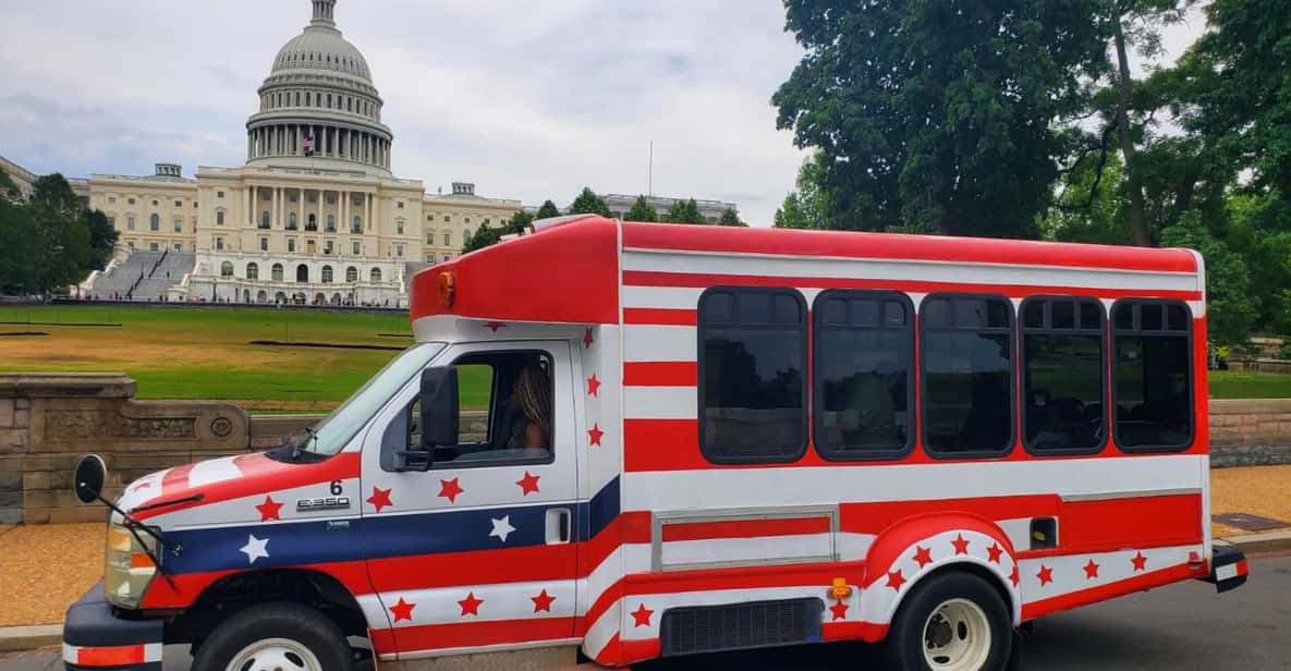 D.C:Monuments&History Guided American Minibus Tour-Day&Night | GetYourGuide