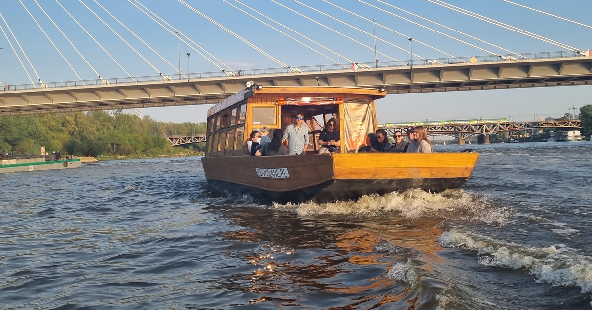 Warsaw: Evening Vistula Cruise with Welcome Drink | GetYourGuide