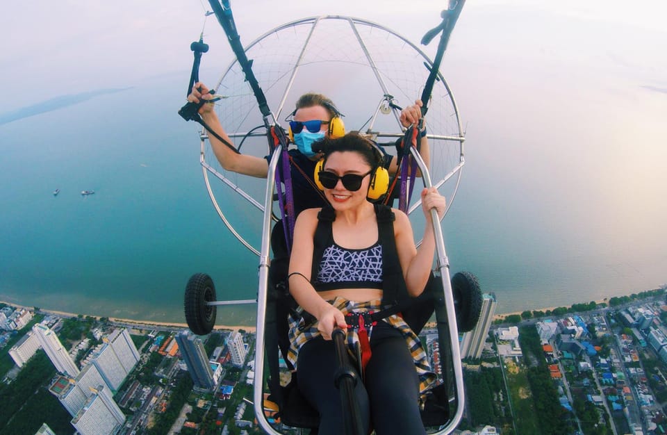 Pattaya: Beach + City Scenic Paramotor Flight by BFA | GetYourGuide