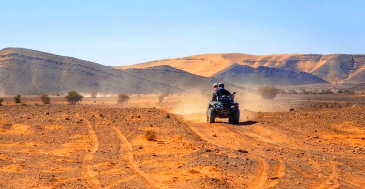 Marrakech: Diner en Quad fiets Woestijn Agafay Sterren & show ...