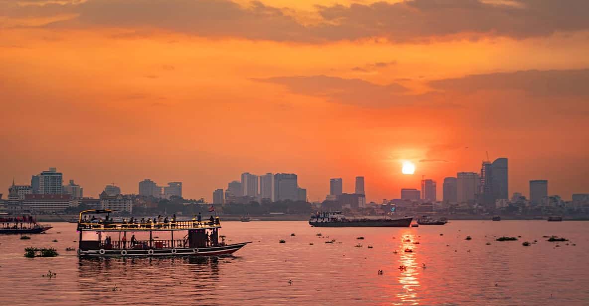 Phnom Penh: Sunset Cruise & Evening City Tour by Tuk Tuk | GetYourGuide