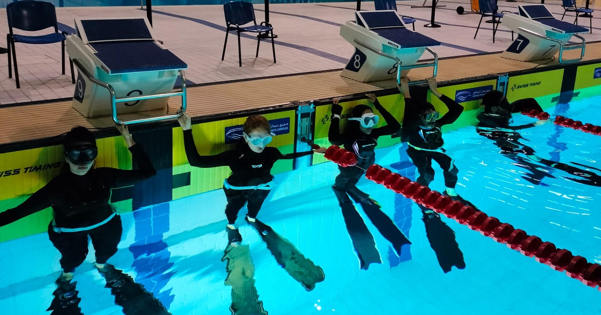 Discover Freediving Pool Training in Hamdan Sports Complex | GetYourGuide