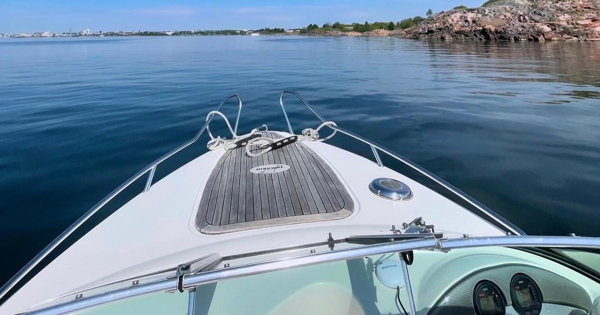 Helsinki: Private Boat Tour with Skipper/ Guide | GetYourGuide