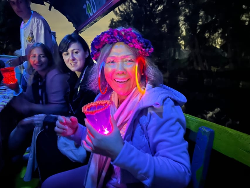 Mexico City: Xochimilco Neon Night Traditional Boat Party | GetYourGuide
