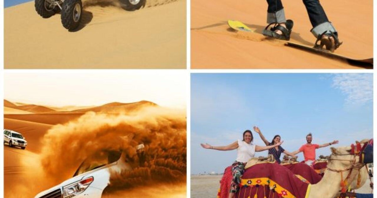 Qatar ATV Quad Bike, Desert Safari,Camel Ride and Sand Board | GetYourGuide