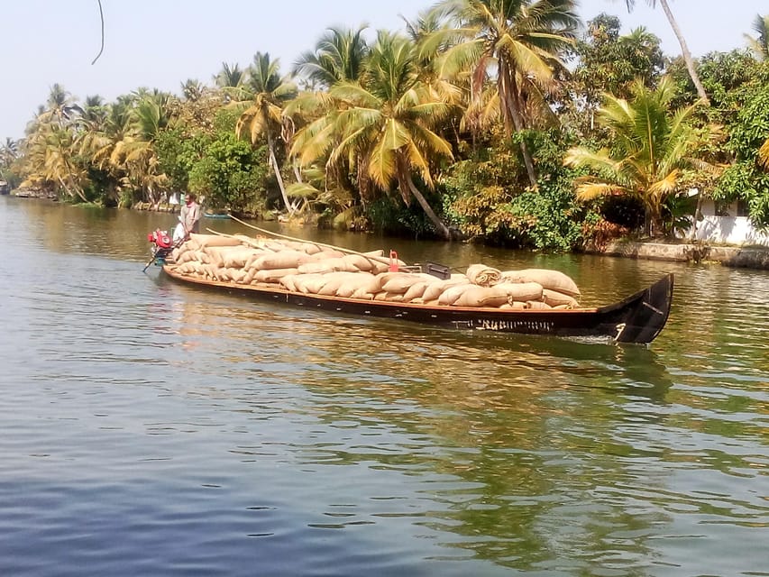 Excursie aan land; Alappuzha Backwater Cruise in Houseboat. | GetYourGuide