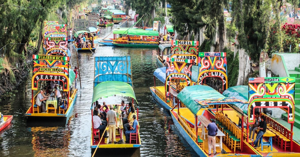 Xochimilco Boats + Coyoacan Frida Kahlo's Neighbourhood | GetYourGuide